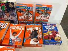 Collection of Assorted Wheaties and Kellogg’s Cereal Boxes Featuring ...