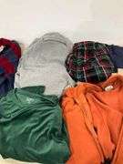 Assorted Mixed Clothing Lot Including Pants, Sweaters, and Shirts ...