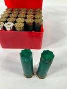 Red Plastic Ammunition Storage Box with Assorted Shells, Empty - Hash ...