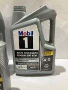 Lot of Engine Oils by Mobil 1 and Valvoline - Hash Auctions