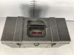 Gray Plastic Tuff-Box Storage Case with Handle and Metal Latches - Hash ...