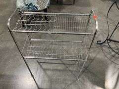 Metal Wire Rack, 32in Tall - Hash Auctions