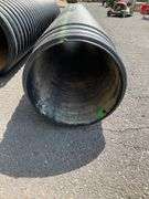 Corrugated Black Plastic Drain Pipe, 7ft 7in - Hash Auctions