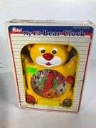 Vintage Fisher-Price School Days Desk and Redbox My Li’l Bear Clock ...