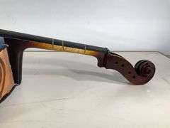 Hand-Painted Decorative Cello with Abstract and Portrait Motifs - Hash ...