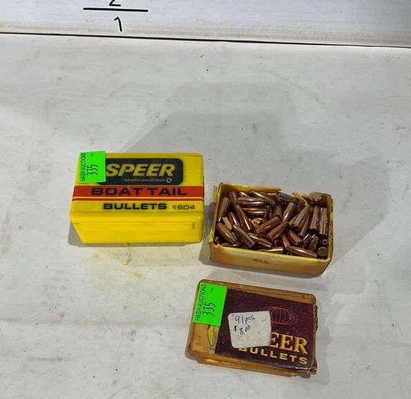 Speer Boat Tail Bullets, .270 Caliber, Hollow Point and 150 Gr - Hash ...