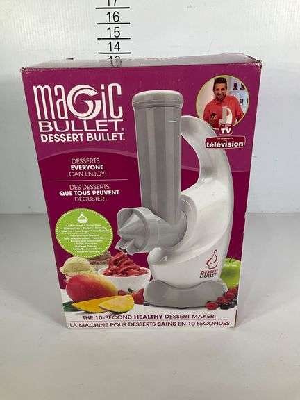 Magic Bullet Dessert Bullet Frozen Dessert Maker in Original Packaging ...
