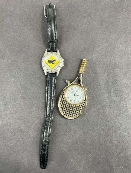 Two wrist watches both running, Koalas Australia and Alex L tennis ...