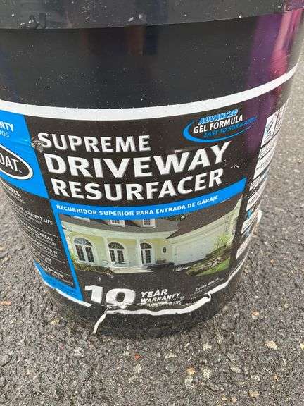 Supreme Driveway Resurfacer, 10-Year Warranty, Full Container - Hash ...
