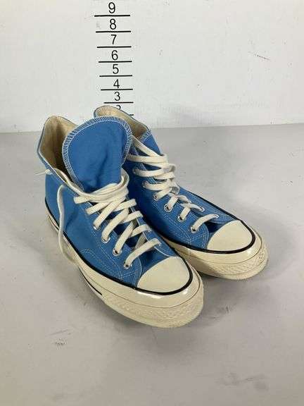 Converse Chuck Taylor All Star Blue High-Top Sneakers - Hash Auctions