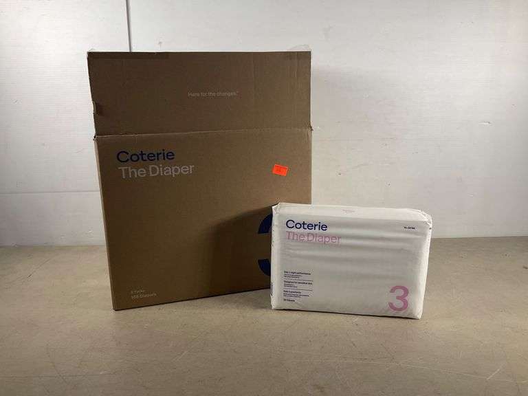 Coterie The Diaper Size 3, 6 Packs, 28 Diapers Per Pack - Hash Auctions