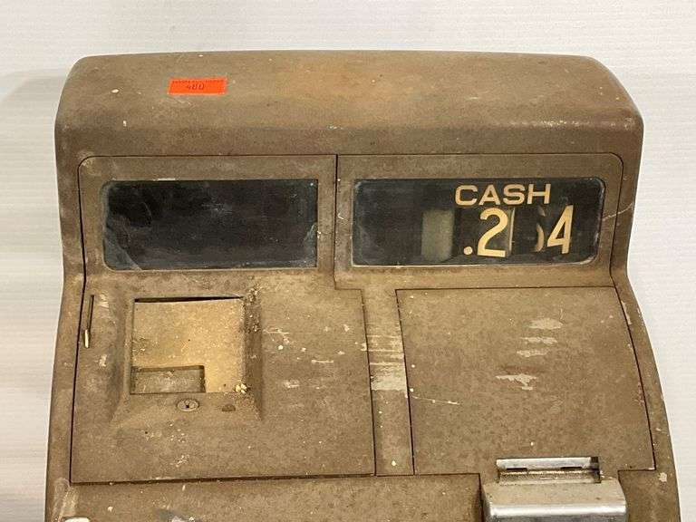 Antique NCR Cash Register with Numeric and Lever Keypad - Hash Auctions