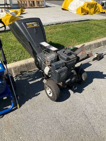 MTD Yard Machines 10 HP 3-Way Chipper Shredder - Hash Auctions