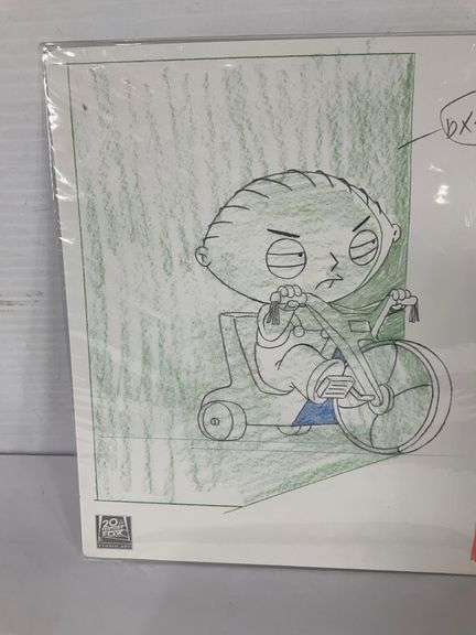 Family Guy Exclusive Edition Stewie Lithograph with Certificate of ...