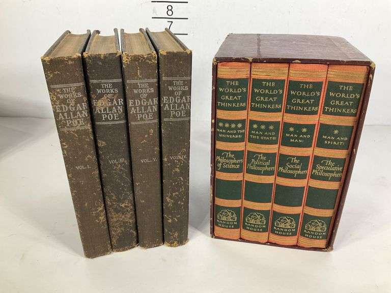 Nine-Volume Book Collection Featuring Edgar Allan Poe and World’s Great ...