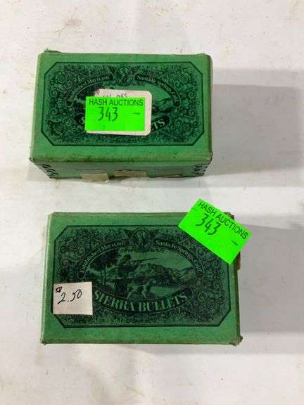 Two Partial Boxes of Sierra Bullets .303 Caliber Rifle Spitzer, 150 ...