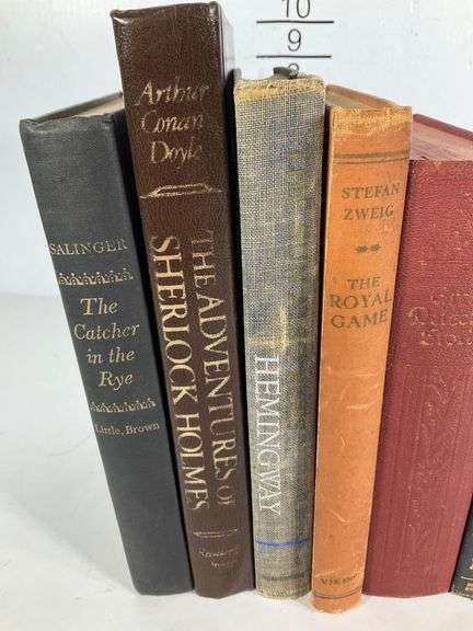 Collection of Seven Literary Classics Hardcover Books, Various Authors ...