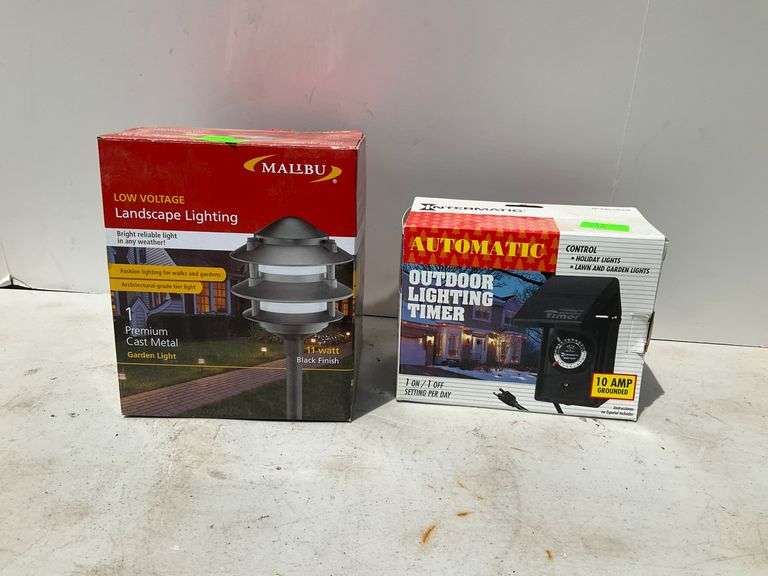 Premium Cat Metal Garden Light and Automatic Outdoor Lighting Timer ...