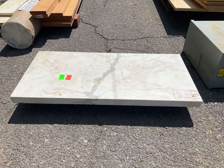 Rectangular Marble Slab, 25″L x 12″W - Hash Auctions