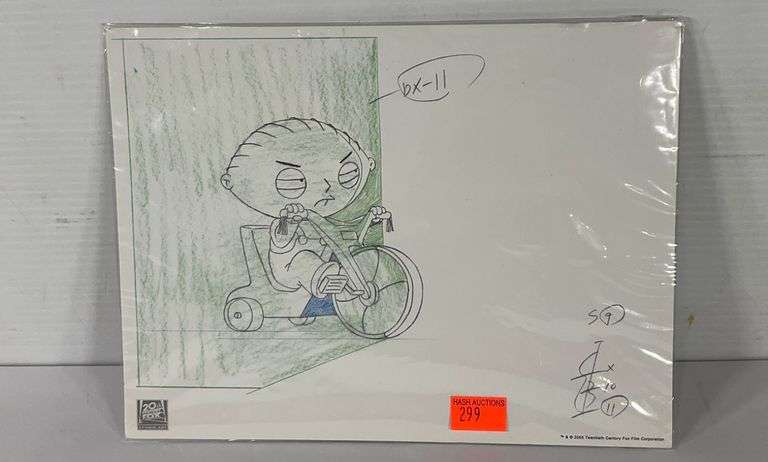 Family Guy Exclusive Edition Stewie Lithograph with Certificate of ...