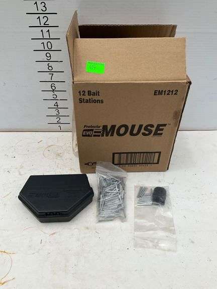 Protecta EVO Mouse Bait Stations, Box of 12 with Fasteners - Hash Auctions