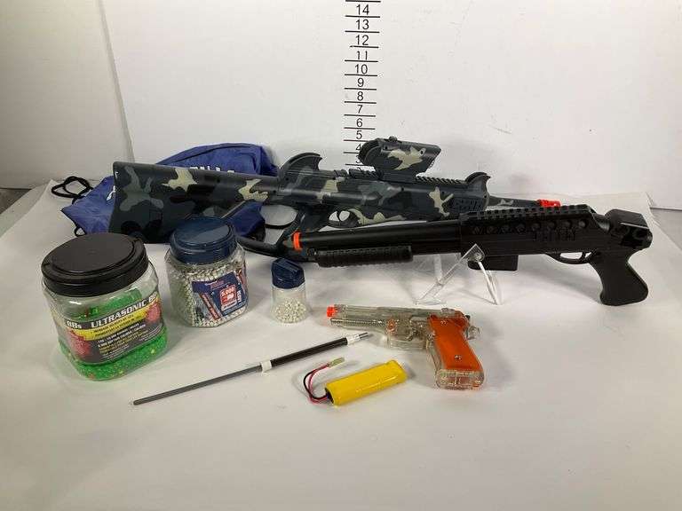 Airstrike 240 Pistol, Stinger S32P Shotgun, and Nightprowler SA Rifle ...