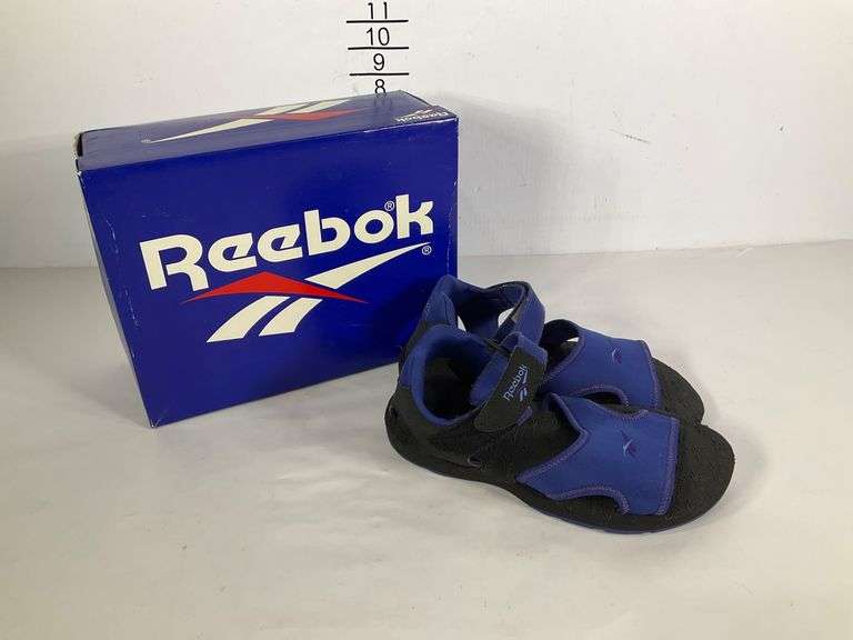 Reebok Zambezee Sandals in Blue and Black with Original Box - Hash Auctions