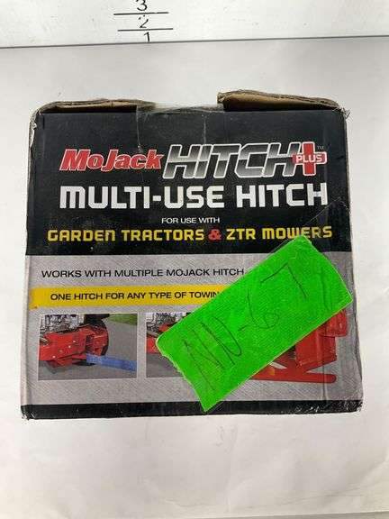 MoJack Hitch Plus Multi-Use Hitch for Garden Tractors and ZTR Mowers ...