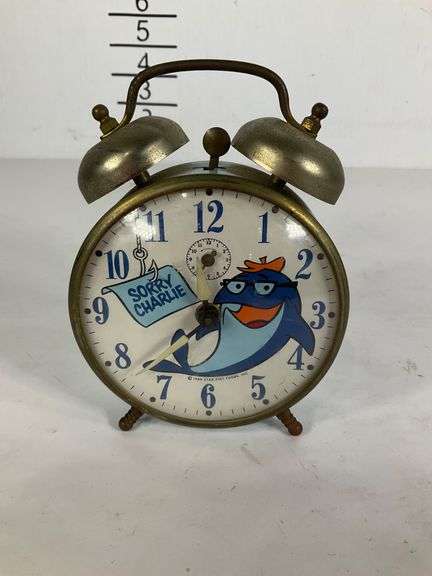 Vintage 1969 Star-Kist Foods Charlie the Tuna Alarm Clock - Hash Auctions