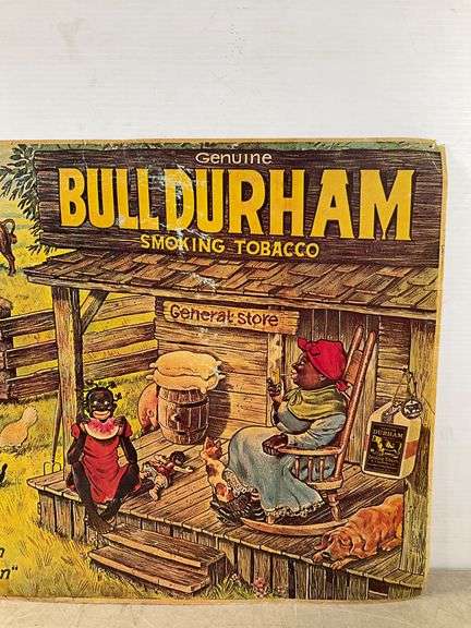 Bull Durham Smoking Tobacco Advertising Sign, 24×19.5 Inches - Hash ...