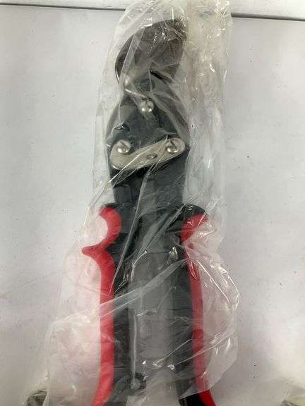Four Metal Snips with Black and Red Handles - Hash Auctions