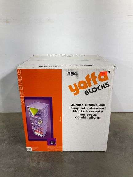 Yaffa Blocks Modular Storage System in Purple with Original Packaging ...