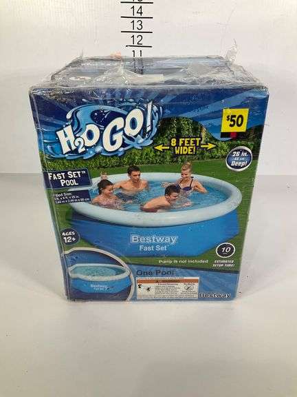 H2OGO! Bestway Fast Set Inflatable Pool, Factory Sealed - Hash Auctions