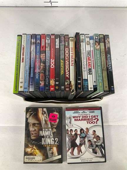 Collection of DVDs Including Various Genres - Hash Auctions
