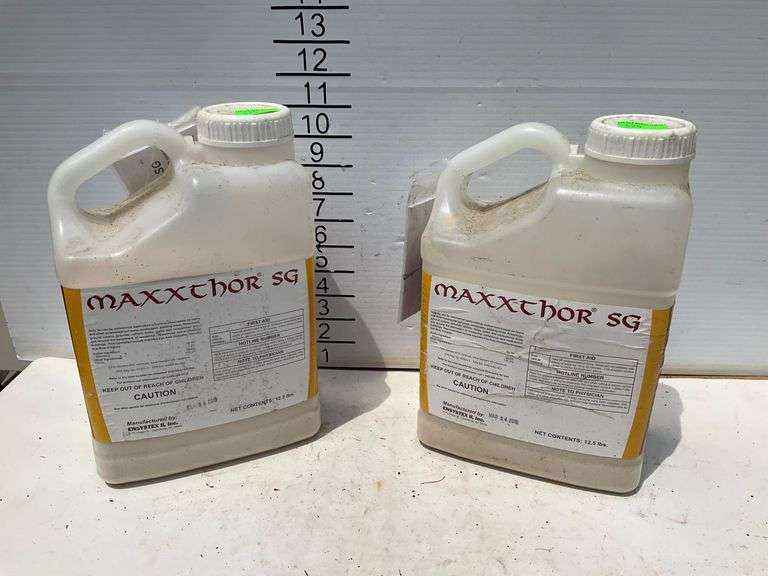 Two Containers of Maxxthor SG, 12lbs Each - Hash Auctions