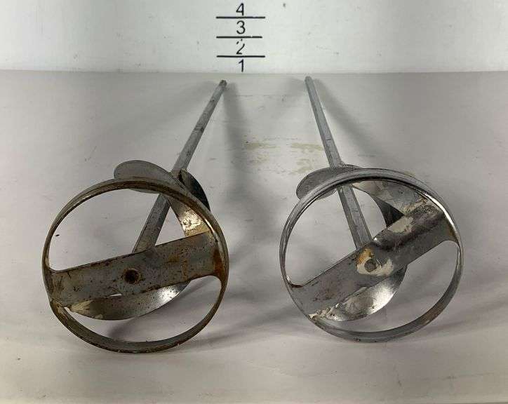 Two Stainless Steel Mixing Attachments - Hash Auctions
