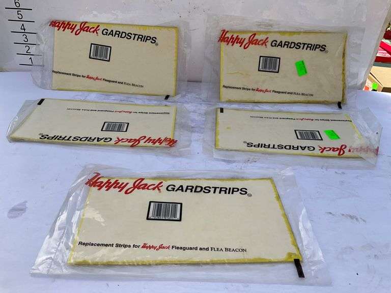 Set of Five Happy Jack Gardstrips Replacement Strips for Fleaguard and ...