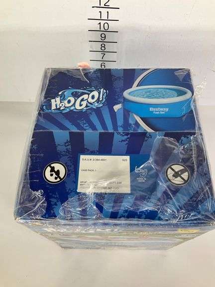 H2OGO! Bestway Fast Set Inflatable Pool, Factory Sealed - Hash Auctions