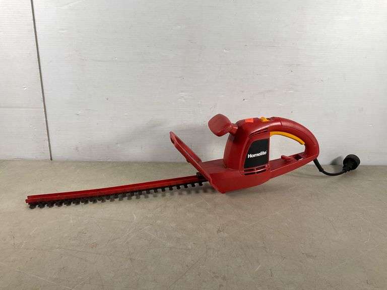 Homelite Electric Hedge Trimmer, 17-Inch Blade - Hash Auctions