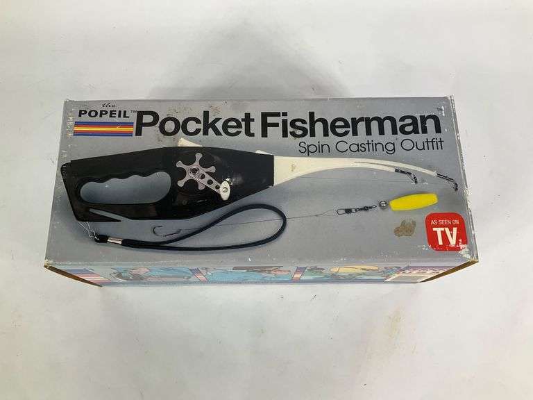 Popeil Pocket Fisherman Spin Casting Outfit with Box and Instructions ...