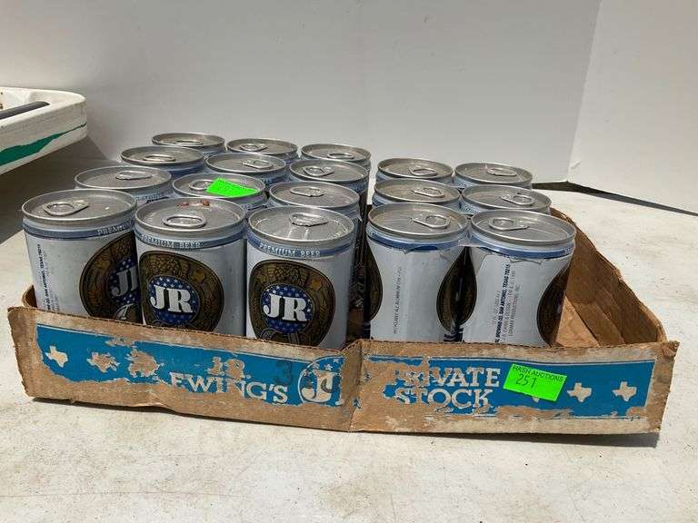 Three Six-Packs of JR Ewing’s Private Stock Premium Beer Cans - Hash ...