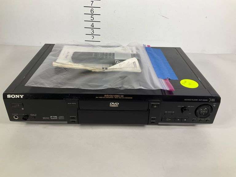 Sony DVP-S550D DVD/CD/Video CD Player with Remote and Manuals - Hash ...