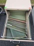 Hon Two-Drawer Metal Filing Cabinet with Hanging File Rails - Hash Auctions
