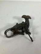 Fish-Shaped Metal Padlock with Two Keys - Hash Auctions