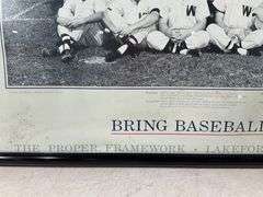 Washington Senators 1954 Griffith Stadium Team Poster in Black Frame ...