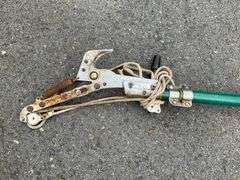 Village Blacksmith Tree Pruner with Metal Cutting Head and Green Handle ...