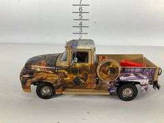 Die-Cast Model Pickup Truck with Hunting-Themed Graphics - Hash Auctions