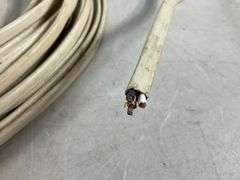 Coiled Flat Electrical Wire with Exposed Ends - Hash Auctions