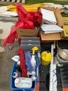 Miscellaneous Pallet Lot with Assorted Tools, Containers, and Supplies - Hash Auctions