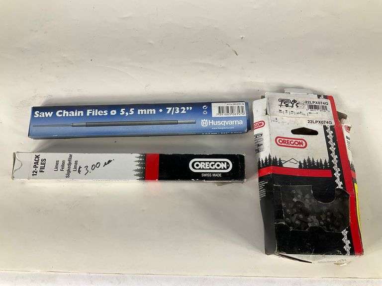 Saw Chain Files and Chains by Oregon and Husqvarna - Hash Auctions
